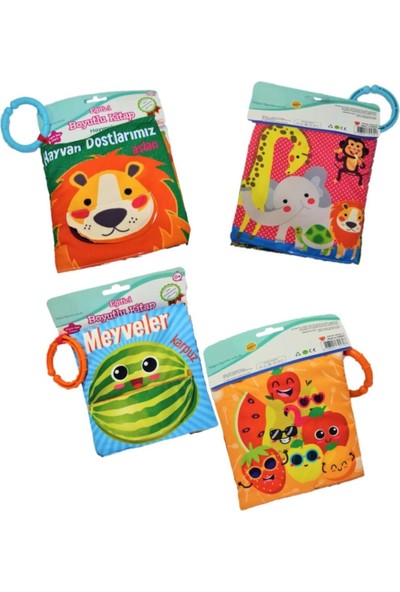 Kahraman Oyuncak Boyutlu Hışırtılı Kitap Meyveler ve Hayvanlar Canlı Renkli Kitap 15X15CM 5 Sayfa Kahraman Oyuncak Boyutlu Hışırtılı Kitap Meyveler ve Hayvanlar Canlı Renkli Kitap 15X15CM 5 Sayfa