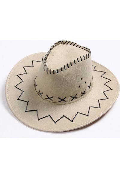 Çocuk Kovboy Şapkası Nubuk Süet