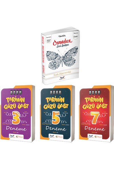 Satürn Yayınları 2022 ÖABT Tarih Öğretmenliği Deneme Sınavı (3 Adet) ve Osmanlıca Soru Bankası Satürn Yayınları 2022 ÖABT Tarih Öğretmenliği Deneme Sınavı (3 Adet) ve Osmanlıca Soru Bankası