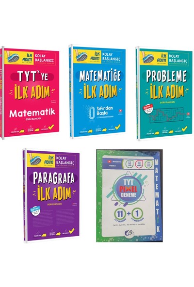 Tonguç Akademi Tonguç İlk Adım Seti TYT 'ye İlk Adım Matematik-Matematiğe İlk Adım-Probleme ve Paragrafa İlk Adım Tonguç Akademi Tonguç İlk Adım Seti TYT 'ye İlk Adım Matematik-Matematiğe İlk Adım-Probleme ve Paragrafa İlk Adım
