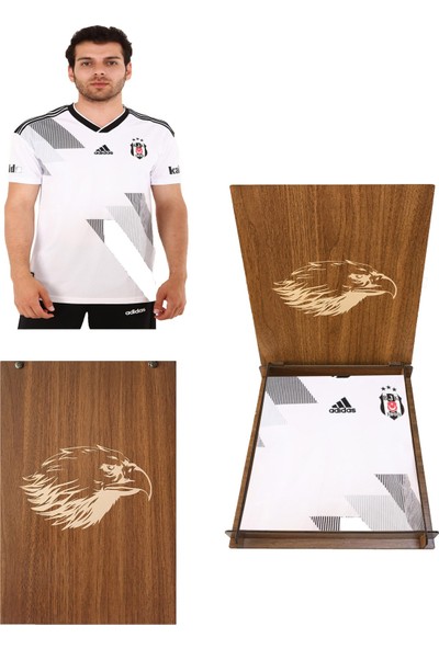 Beşiktaş Lisanslı 19-20 Beyaz Iç Saha Forması Kartal Ahşap Kutulu Beşiktaş Lisanslı 19-20 Beyaz Iç Saha Forması Kartal Ahşap Kutulu