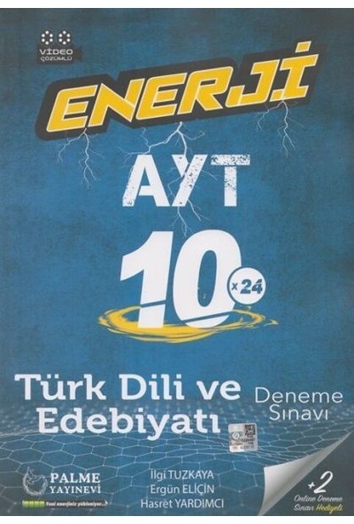 Palme Ayt Türk Dili ve Edebiyatı Enerji 10X24 Deneme Sınavı