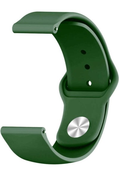 Huawei Watch Gt3 42MM 20MM Silikon Kordon Haki