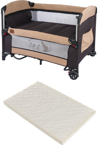 Mamma Papillon Anne Yanı Park Yatak Beşik 70 x 110 cm ( Sünger Yatak Hediyeli ) Mamma Papillon Anne Yanı Park Yatak Beşik 70 x 110 cm ( Sünger Yatak Hediyeli )