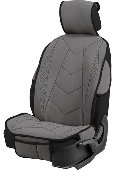 Sitingo Comfort 2li Oto Koltuk Minderi (Gri - Siyah) Sitingo Comfort 2li Oto Koltuk Minderi (Gri - Siyah)