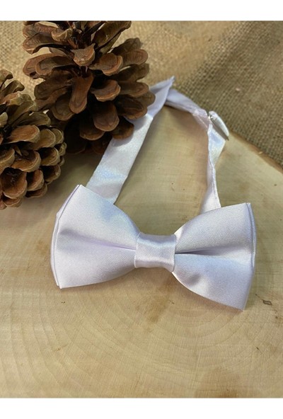 Ar&es Kids Erkek Çocuk Beyaz Papyon.