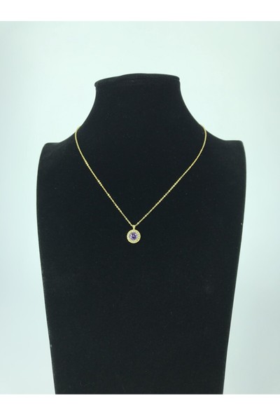 Zirkon Taşlı Zarif Gold Kolye Zirkon Taşlı Zarif Gold Kolye