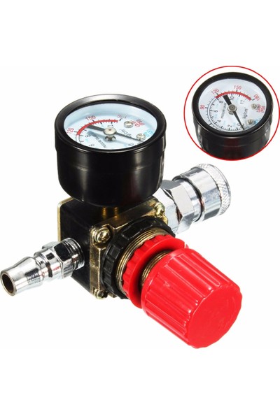 Guangdong Spirit Dayanıklı 140PSI Hava Kompresörü 1/4 '' Basınç Regülatörü Göstergesi Düzenleyici Kontrol Vanası Guangdong Spirit Dayanıklı 140PSI Hava Kompresörü 1/4 '' Basınç Regülatörü Göstergesi Düzenleyici Kontrol Vanası