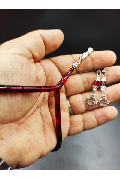 Bilek Boy Kesme Kehribar Tespih