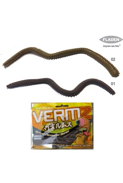 Fladen Vermz Kum Solucan, 8.5 cm 20P
