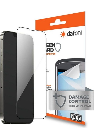 Dafoni Iphone 13 / 13 Pro Darbe Emici Full Ekran Koruyucu Film