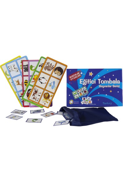 Elux Tombala Hayvanlar Serisi - Eğitici Tombala