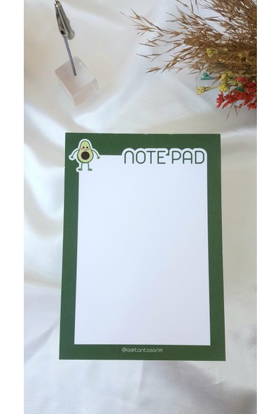 Aşktan Basım Hizmetleri Ask Avakadolu Bloknot 10X14 cm Aşktan Basım Hizmetleri Ask Avakadolu Bloknot 10X14 cm