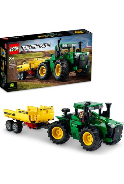 LEGO® Technic John Deere 9620R 4WD Traktör 42136 - 8 Yaş ve Üzeri Çocuklar Için Detaylı Bir Oyuncak Traktör Yapım Seti (390 Parça) LEGO® Technic John Deere 9620R 4WD Traktör 42136 - 8 Yaş ve Üzeri Çocuklar Için Detaylı Bir Oyuncak Traktör Yapım Seti (390 Parça)