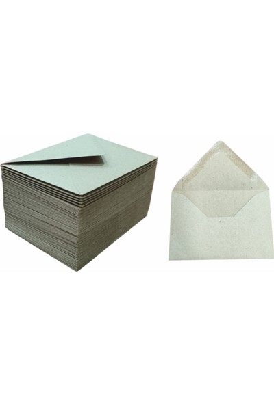 Elux Kraft Mini Zarf - 100 Adet - 7,5X11 cm Elux Kraft Mini Zarf - 100 Adet - 7,5X11 cm