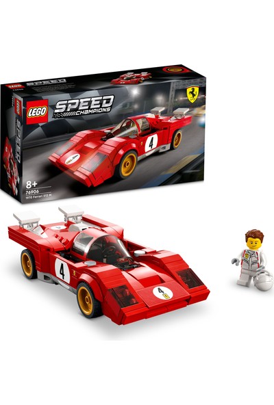LEGO® Speed Champions 1970 Ferrari 512 M 76906 - 8 Yaş ve Üzeri Çocuklar Için Harika Bir Yarış Arabası Modeli Yapım Seti (291 Parça) LEGO® Speed Champions 1970 Ferrari 512 M 76906 - 8 Yaş ve Üzeri Çocuklar Için Harika Bir Yarış Arabası Modeli Yapım Seti (291 Parça)