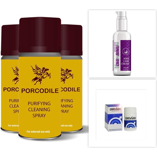 Porcodile Sprey - Yohimbinum Grand Mann Krem ve Orviax Fiyatı