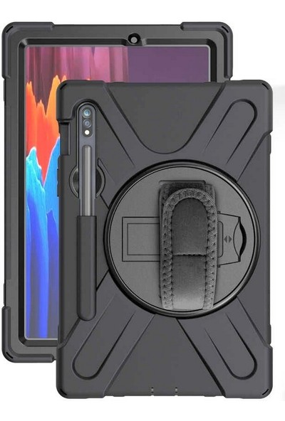 Eiroo Samsung Galaxy Tab S7 T870 Standlı Ultra Koruma Kılıf Eiroo Samsung Galaxy Tab S7 T870 Standlı Ultra Koruma Kılıf