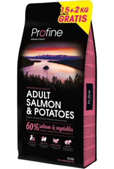 Profine Salmon Az Tahıllı Hipoalerjenik Somon Patatesli Yetişkin Profine Salmon Az Tahıllı Hipoalerjenik Somon Patatesli Yetişkin
