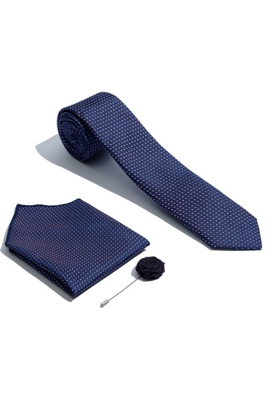 Pierre Cardin Mor 3'lü Kravat Mendil Set 50252770-370