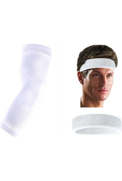 Schmilton 1 Çift Basketbol Kolluğu + Havlu Saç Bandı