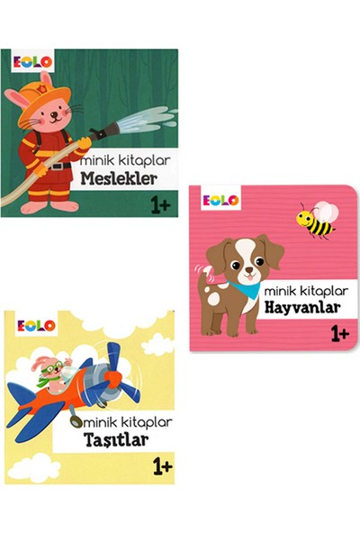 Eolo Yayınları +1 Yaş Minik Kitaplar 3’lü Set – 3