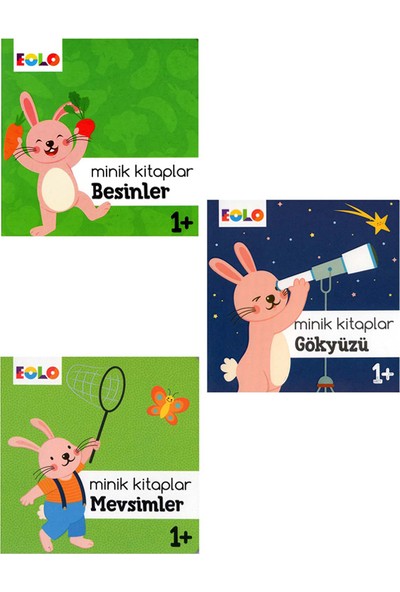 Eolo Yayınları +1 Yaş Minik Kitaplar 3’lü Set – 4