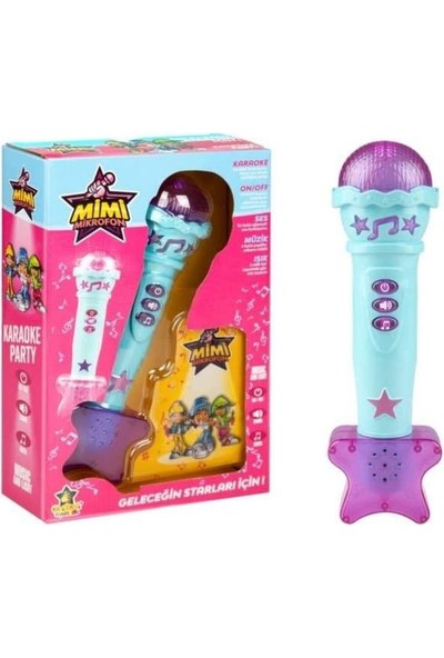 Erdem Mimi Sesli Işıklı Kareoke Mikrofon Ermımı-01 Turkuaz (Gko: 7338) Erdem Mimi Sesli Işıklı Kareoke Mikrofon Ermımı-01 Turkuaz (Gko: 7338)