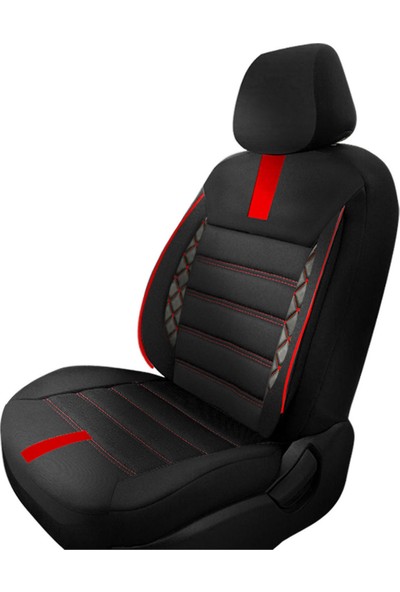Oniks Üniversal Oto Koltuk Kılıfı - Kırmzı