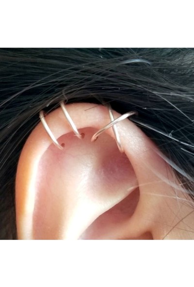Takıconcept 2 Adet Deliksiz Sıkıştırmalı Fake Piercing Küpe Takıconcept 2 Adet Deliksiz Sıkıştırmalı Fake Piercing Küpe