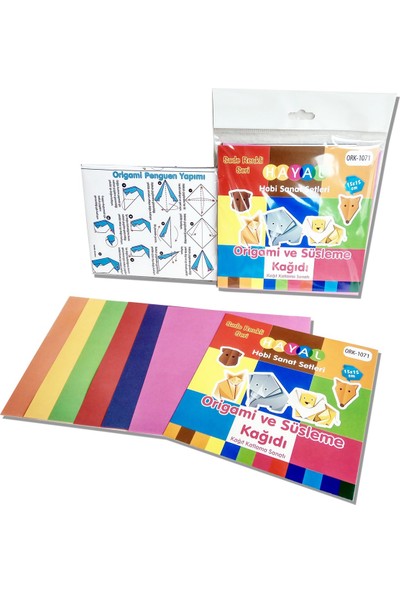 Hayal Origami Kağıdı - Sade Renkli Origami Seti Hayal Origami Kağıdı - Sade Renkli Origami Seti