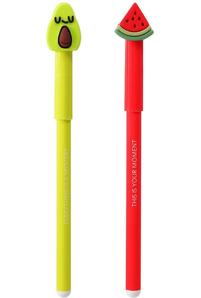 Miniso 2'li Meyve Serisi Dekoratif Tükenmez Kalem Siyah Mürekkepli Miniso 2'li Meyve Serisi Dekoratif Tükenmez Kalem Siyah Mürekkepli