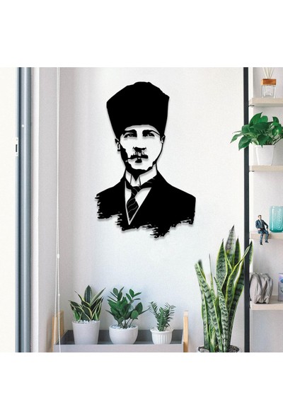 Payidarts Ulu Önder Atatürk Lazer Kesim Metal Duvar Tablo 46X70CM Payidarts Ulu Önder Atatürk Lazer Kesim Metal Duvar Tablo 46X70CM