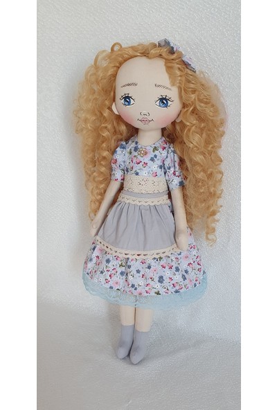 El Yapımı Doğal Bez Bebek 38 cm