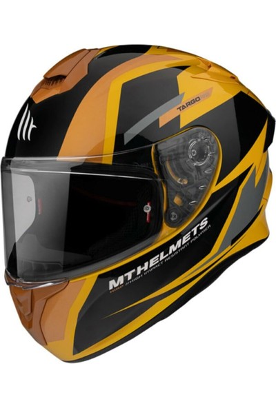 Kask mt Full Face Targo Prosound D3 [small Beden] V14 Flour Sarı