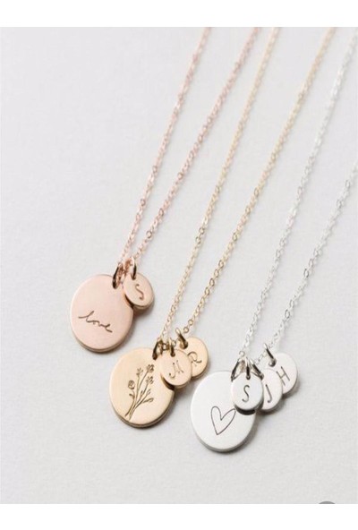 Jewelshoot 925 Ayar Nazar Dualı Aile Kolyesi