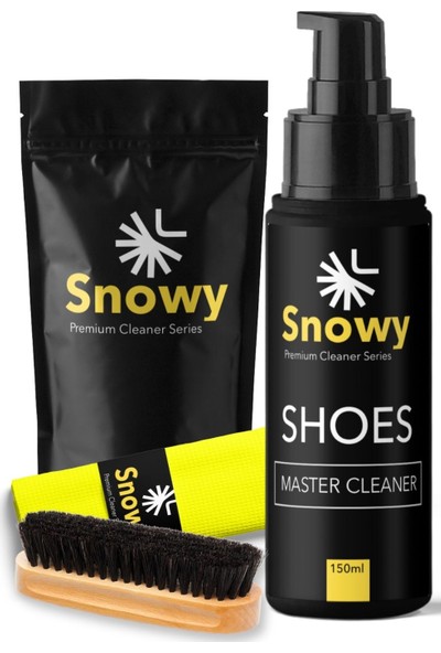 Snowy Shoes Master Cleaner Ayakkabı Temizleme Kiti Fırçası 150 ml Istenilen Renk Bağcık Hediye Snowy Shoes Master Cleaner Ayakkabı Temizleme Kiti Fırçası 150 ml Istenilen Renk Bağcık Hediye