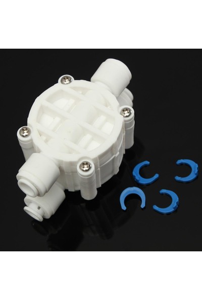 Guangdong Spirit 1/4 '' 4 Yollu Ters Ozmoz Sistemi Otomatik Kapatma Vanası - Beyaz (Yurt Dışından)
