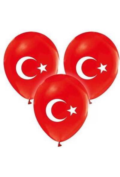 Mağazadan Sepete Türk Bayraklı Balon 100 Adet Mağazadan Sepete Türk Bayraklı Balon 100 Adet