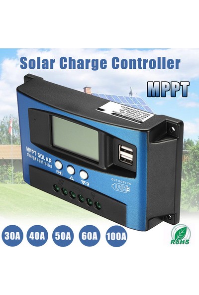 Guangdong Spirit Eıtgzwas 30A Mppt 12V 24V Güneş Panelli Solar Şarj Kontrol Cihazı - Mavi/Siyah (Yurt Dışından) Guangdong Spirit Eıtgzwas 30A Mppt 12V 24V Güneş Panelli Solar Şarj Kontrol Cihazı - Mavi/Siyah (Yurt Dışından)