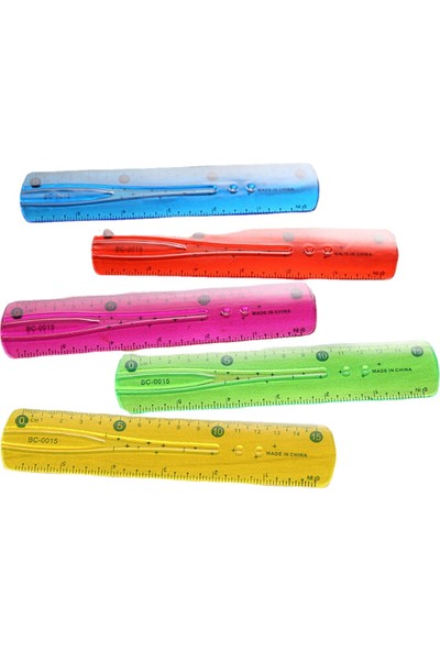 Just For U Renkli Şeffaf 15CM Düz Cetvel - Çok Renkli (Yurt Dışından) Just For U Renkli Şeffaf 15CM Düz Cetvel - Çok Renkli (Yurt Dışından)