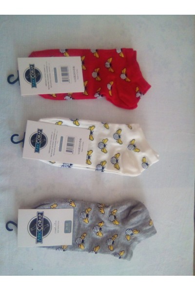 Arki 3 Adet Bayan Patik Çorap
