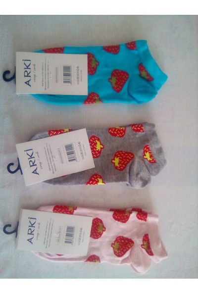 Arki 3 Adet Bayan Patik Çorap