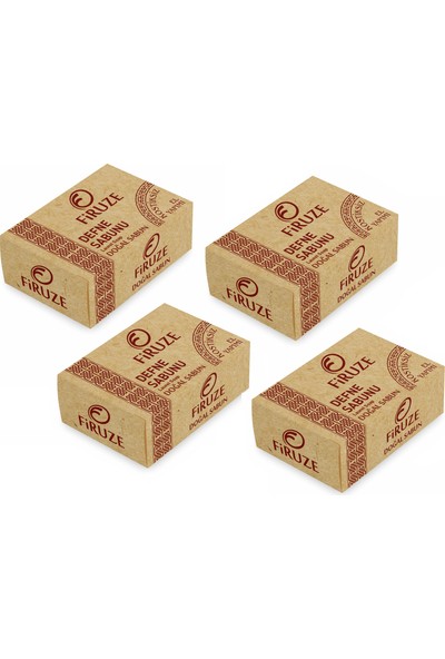 Firuze Defne Doğal Katı Sabun 125 gr x 4 Adet