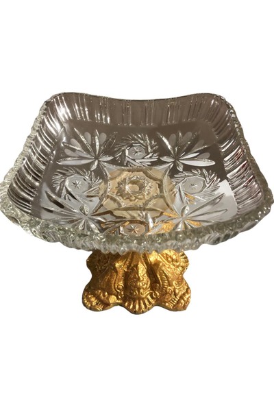 Kristal Ayaklı Kristal Jardinyer