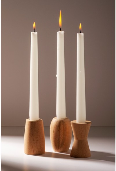 Gizemli Home Natural Wooden Always 3 Lü Set