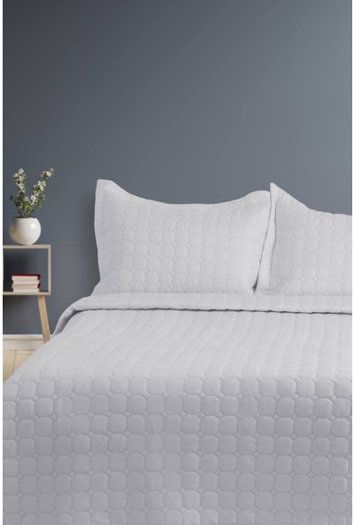 Armes Hayal Çift Kişilik Yatak Örtüsü Takımı - Gri