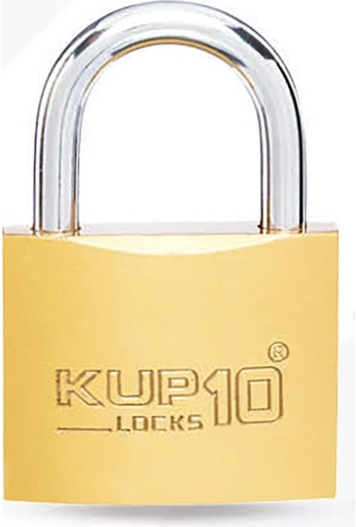 Kupon 50 mm Sarı Kısa Asma Kilit Kupon 50 mm Sarı Kısa Asma Kilit