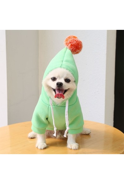 Kalavika Köpekler İçin Kapuşonlu Sweatshirt - Yeşil (Yurt Dışından) Kalavika Köpekler İçin Kapuşonlu Sweatshirt - Yeşil (Yurt Dışından)