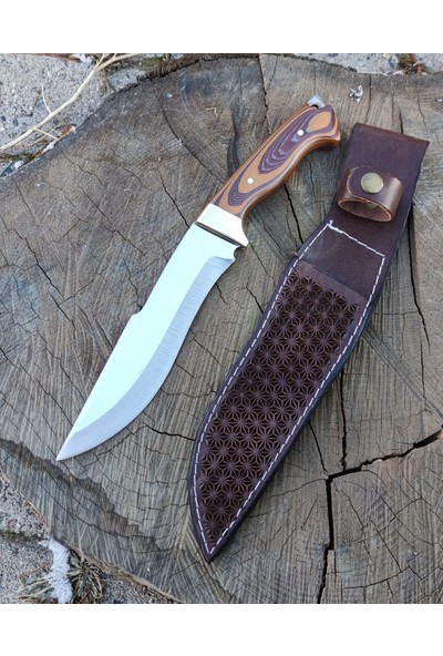 Hg Biçak Av Bıçağı Avcı Bıçağı Bıçak El Yapımı Dövme Çelik Bwpl